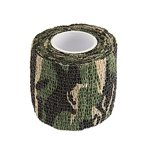 SEADESKY Camouflage Tape Wrap 5CM x 4.5M Camo Form (Pack of 3) (Camouflage1)