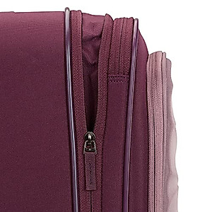 AMERICAN TOURISTER Cascade Softside Expandable Luggage with Spinner Wheels, Fig, 20-Inch