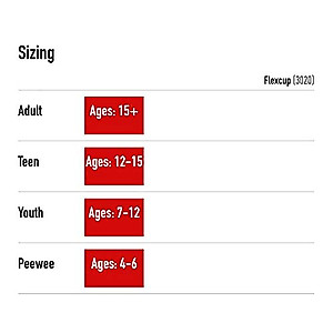 McDavid 3020 Junior Flexcup Protective Athletic Cup, Grey/Blue