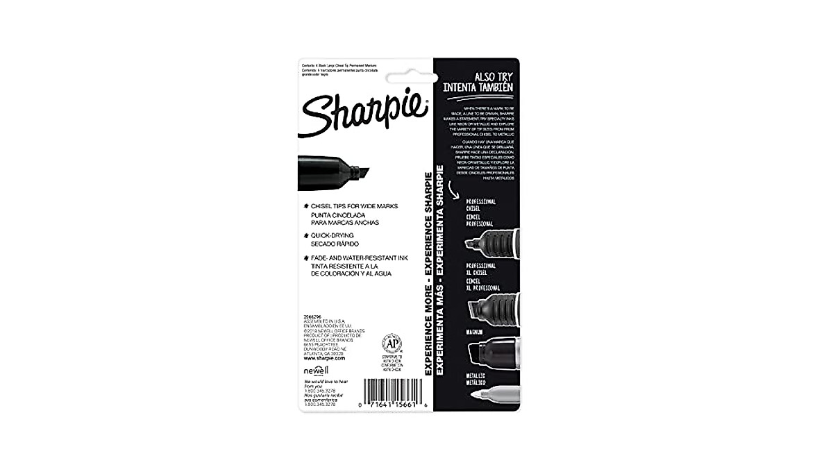 Sharpie King Size Permanent Markers - Bold, Durable & Versatile
