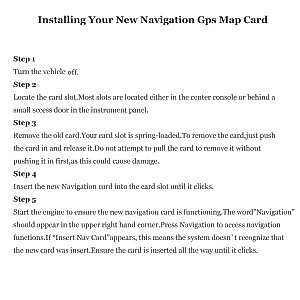 Latest Navigation sd Card Fits Ford Lincoln USA Canada- 2021|2022 Newest GPS Map Card Updated A12 - GM5T-19H449-AF