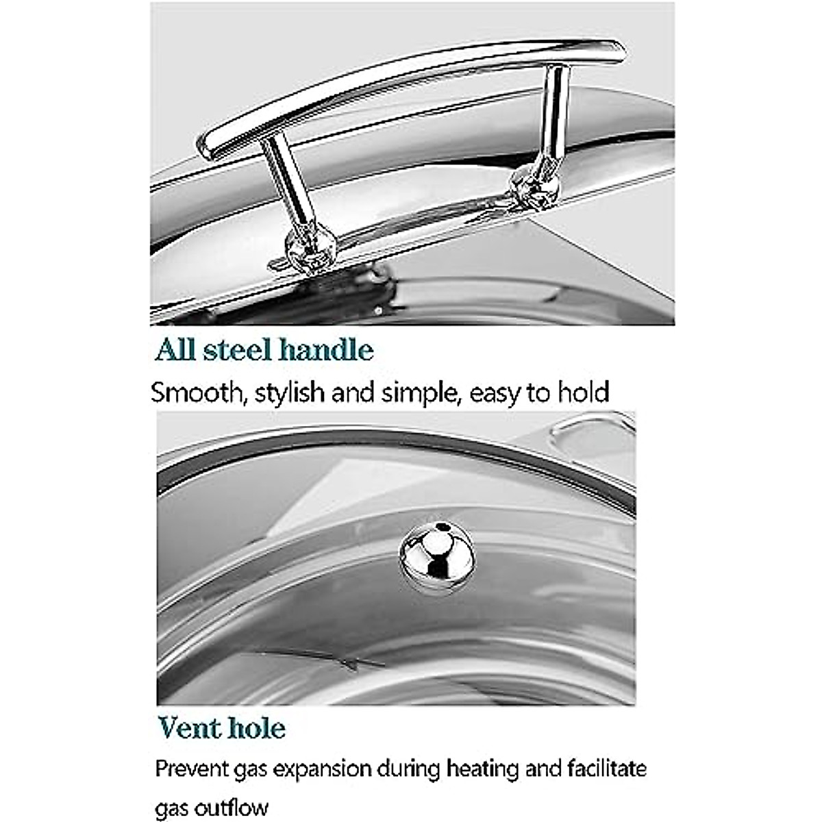 Chafing Dishes Chafing Dish Buffet Set, Food Warmers Server Warming Tray Round Rectangular Chafers, Stainless Steel Square Chafer, Round Food Warmer Chafing For Catering Warmer Chafer Set, Energy Effi