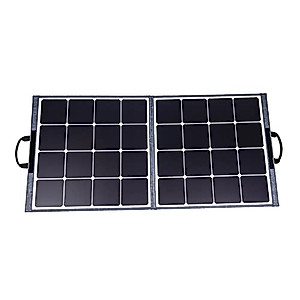 Wagan Foldable 18V Solar Panel with Anderson Connector 6 ft Power Cable Compatible with Any Anderson Equipped Device for RV Laptops Solar Generator Van Camping Off-Grid (100 Watt)