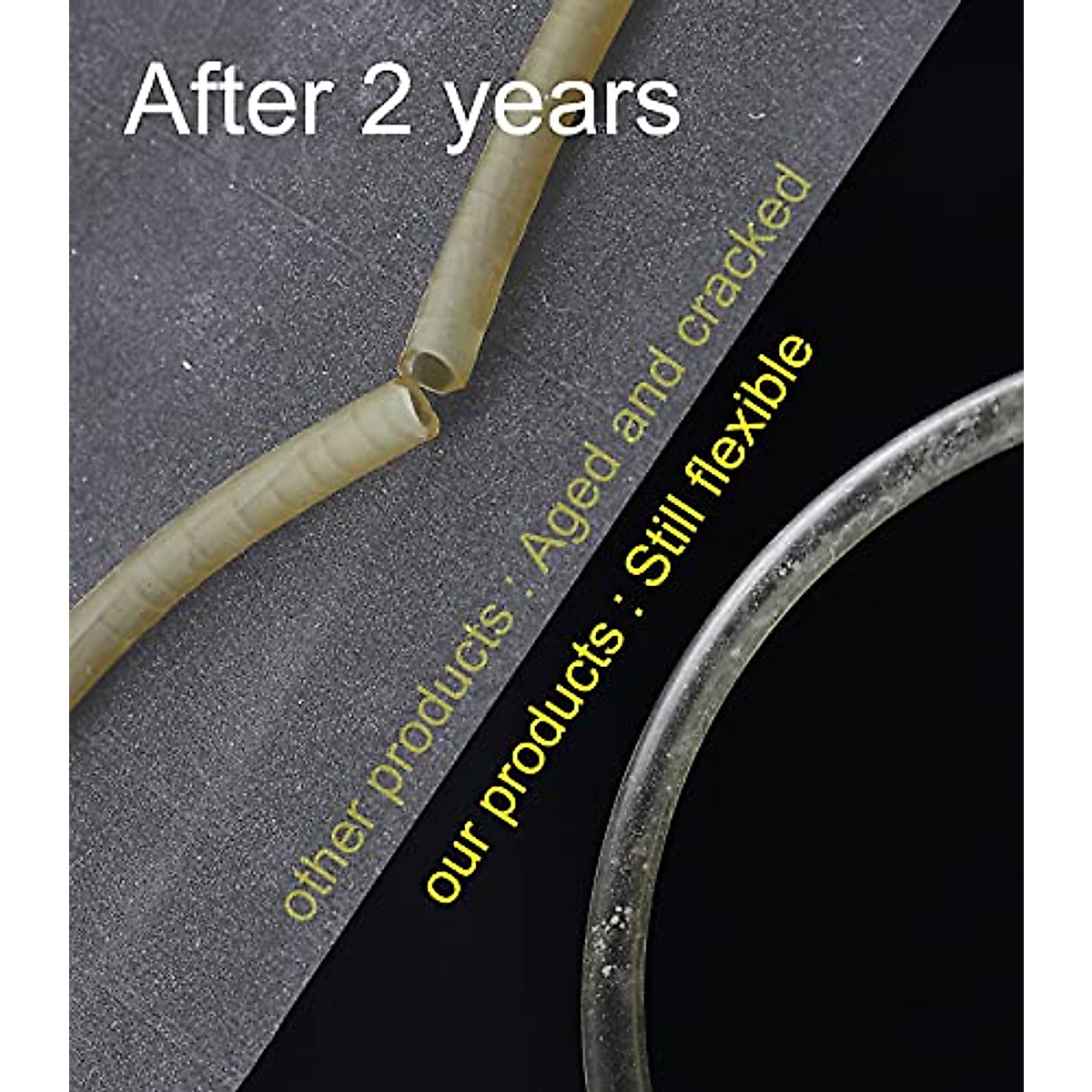 Clscea Aquarium Premium CO2 Proof Tubing PU Rigid Tube Clear 4/6mm 5m (16ft)