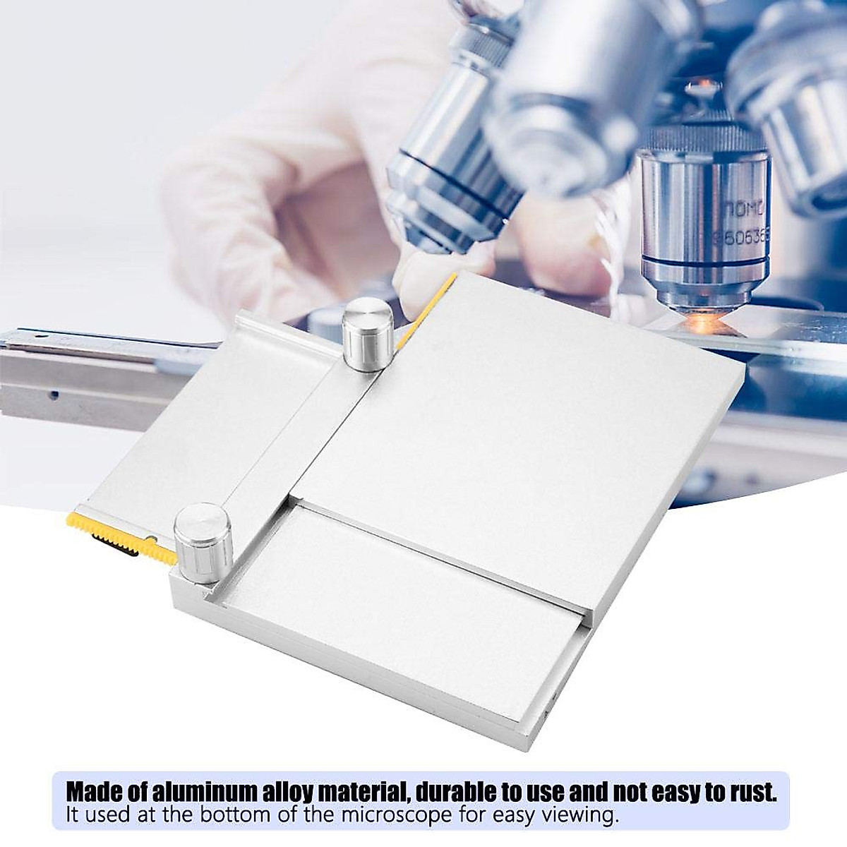 X-Y Gliding Table, Microscope X-Y Moving Stage 1PC Z006 Digital Microscope Stand Mobile XY Process 40mm