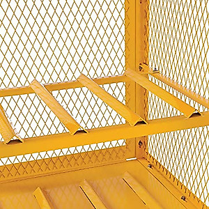 Global Industrial Storage Cabinet Single Door Horizontal, 4 Cylinder Capacity