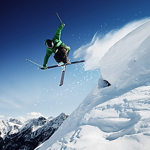 LeWave Unisex Snow Sports Goggles with Adjustable Straps, Beige, UV Protection, Polarized Lenses, Windproof, Flexible Frame, Compatible with Helmets