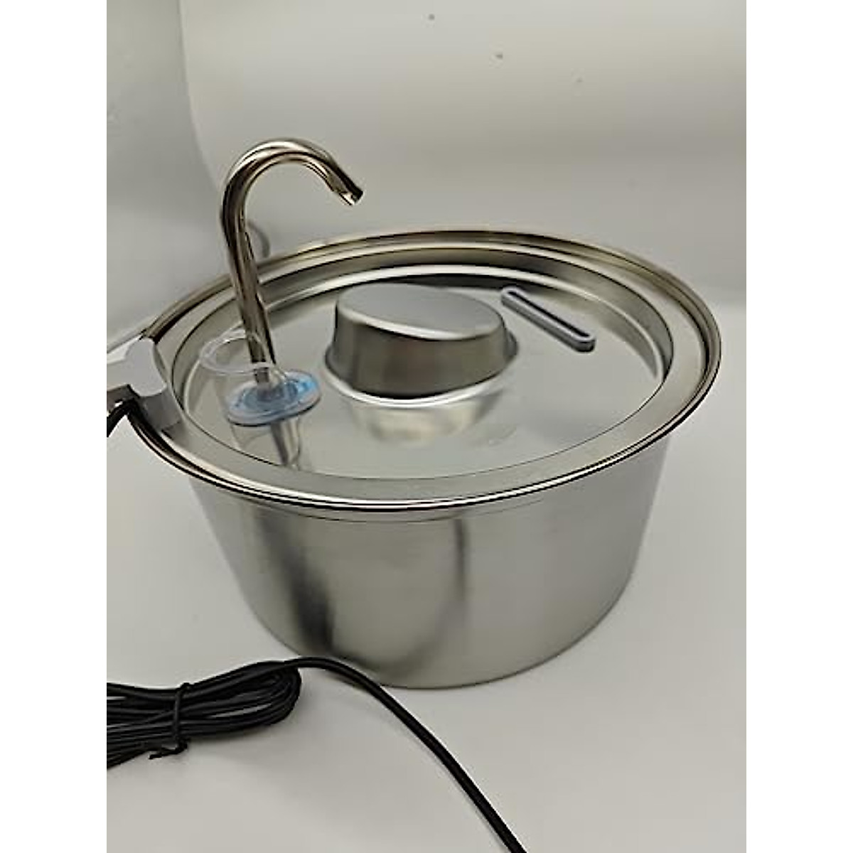 KOOGMOON Cat Water Fountain Stainless Steel, 108oz/3.2L Automatic Cat Fountain, Multi-Filtration, Easy to Clean, Ultra Silent Dog Water Dispenser for Cats, Dogs and Other Pets