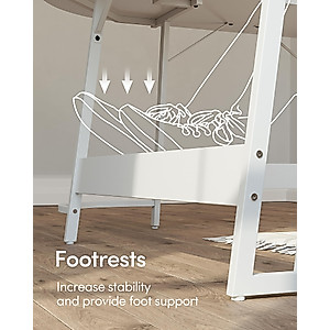 CubiCubi L Shaped Gaming Desk Computer Office Desk, 67 inch Corner Desk with Large Monitor Stand for Home Office Study Writing Workstation, White