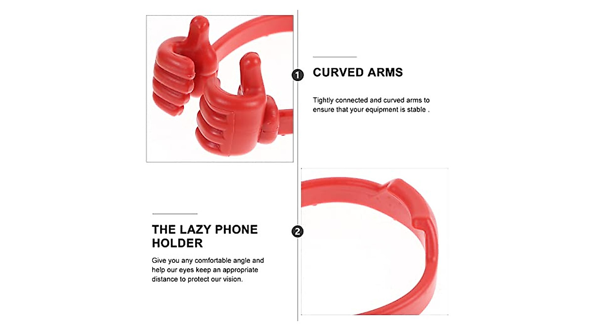 6Pcs Thumbs Up Portable Phone Holder - Fun & Functional
