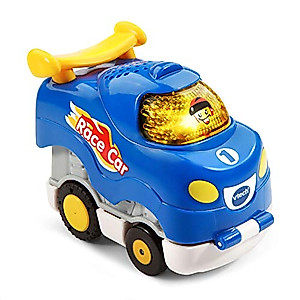VTech Go! Go! Smart Wheels Press and Race Race Car , Blue