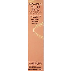Peter Thomas Roth | Potent-C Power Eye Cream | Brightening Vitamin C Eye Cream for Dark Circles, Puffiness and Crow's Feet, 0.5 Fl Oz
