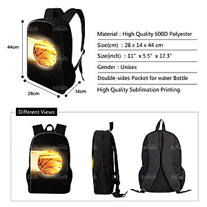 Dispalang Horse Backpack and Cooler Bag for Boys Animal Print School Bookbag Girls Satchel Bagpack Pencil Case