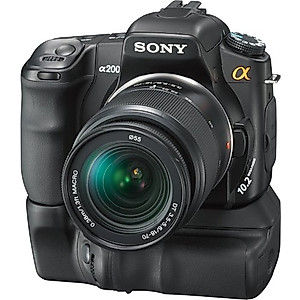 Sony Alpha A200K 10.2MP Digital SLR Camera Kit with Super SteadyShot Image Stabilization with 18-70mm f/3.5-5.6 Lens