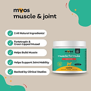 MYOS Muscle & Joint Powered by Fortetropin with Green Lipped Mussel 396g (198 gr)
