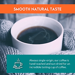 Clean Coffee Co. | Low Acid Coffee, 12oz Bag Ground Coffee | Medium Roast from Papua New Guinea | Toxin and Mold Free, Antioxidant Rich, Smooth Taste for Espresso, French Press, or Iced Coffee