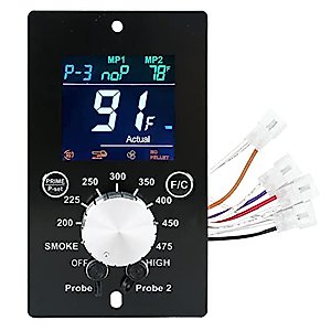 Pit Boss Control Board Digital Thermostat Kit Replacement for Universal Grill and Smoker PID Control Board/Thermostat for Pit Boss/Traeger/Zgrill Pellet Grill Smoker