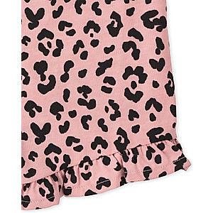 The Children's Place Baby 2 Pack and Toddler Girls Sleeveless Romper, Leopard/Daisy 2-Pack, 5T