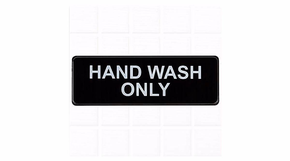 Tezzorio Hand Wash Only Sign for Restaurant Compliance