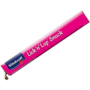 Vitakraft Lick 'n' Lap Creamy Cat Treat - Salmon – Great for Bonding – Low Calorie Interactive Wet Cat Treat​ - 5 Pack