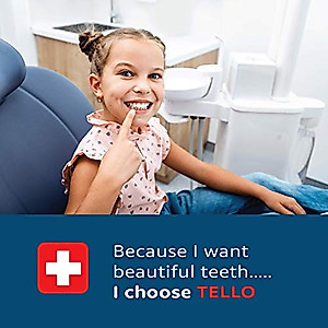 TELLO 4480 Adult or Child Ultra Soft Swiss Toothbrush with Smaller Head for Gentle Cleaning with Ergonomic Handle, 1 Count