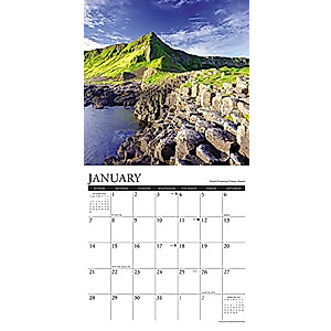 Willow Creek Press Ireland Monthly 2024 Wall Calendar (12" x 12")