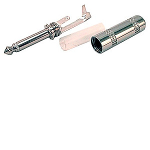 GLS Audio 20ft Guitar Instrument Cables - 1/4" TS to 1/4" TS Black Rubber Cables - 20' PRO Guitar Cord - 2 Pack