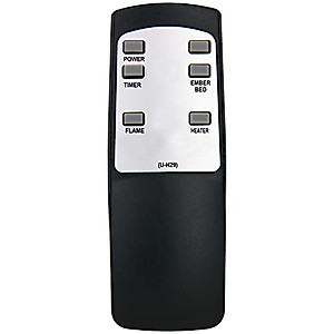 GENGQIANSI Replacement for Altra Flame AltraFlame Electric Fireplace Heater Remote Control FA23V60L-C7 FA23V60L-C8 FA26V60L-C7 FA26V60L-C8