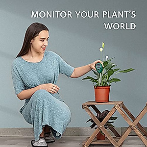 VIVOSUN Digital PH Meter, 3-in-1TDS EC and Temperature Meter, Plant Soil MoistureTester Combo for Home, Garden and Hydroponics