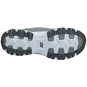 Skechers Sport Women's Resilient Fashion Sneaker, Gray/White, 9 M US