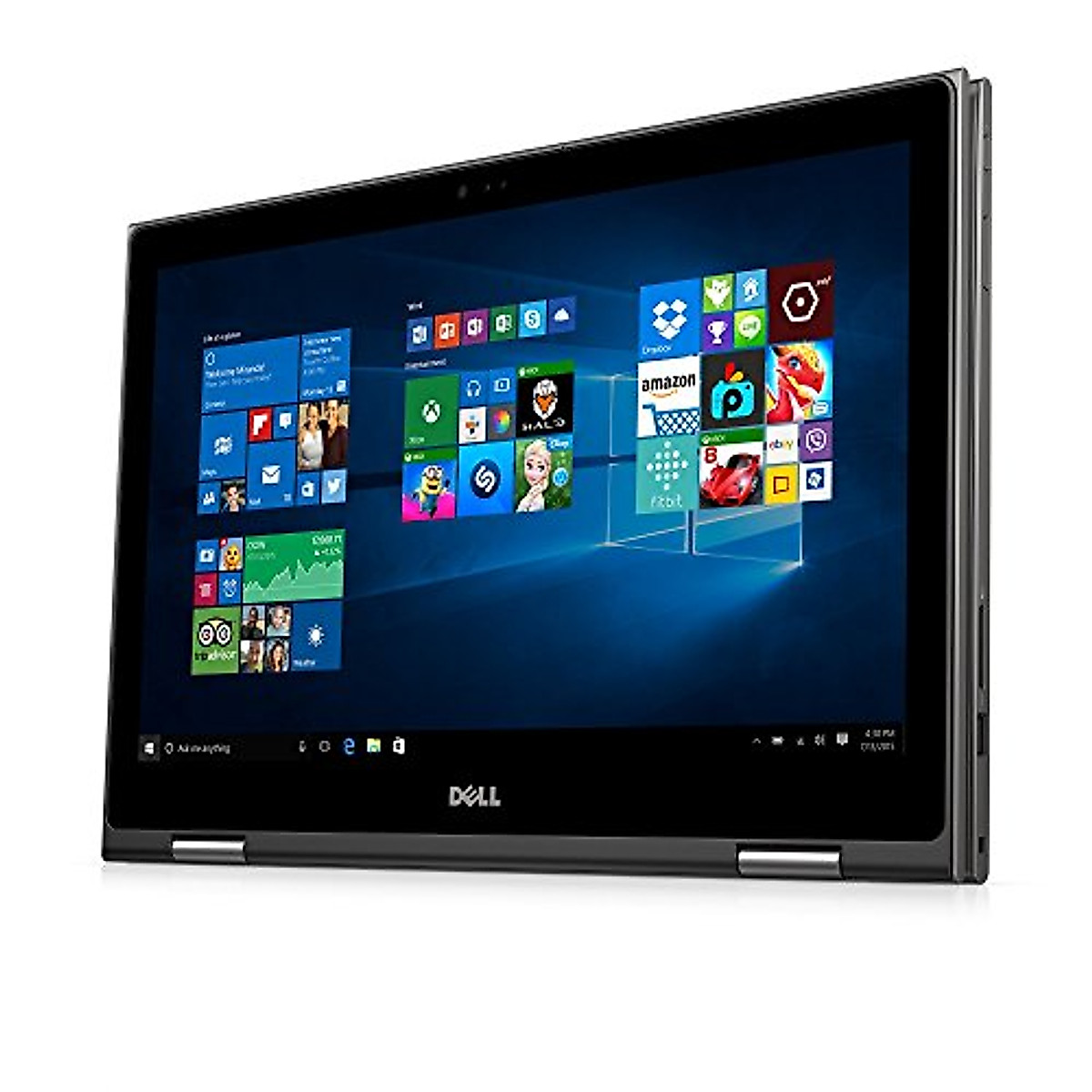 Dell i5568-0463GRY 15.6" FHD 2-in-1 Laptop (Intel Core i3-6100U 2.3GHz Processor, 4 GB RAM, 500 GB HDD, Windows 10) Gray