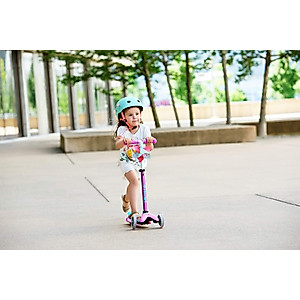 Mini Deluxe 3-Wheeled, Lean-to-Steer, Swiss-Designed Micro Scooter for Kids, Ages 2-5 (Lavender)…