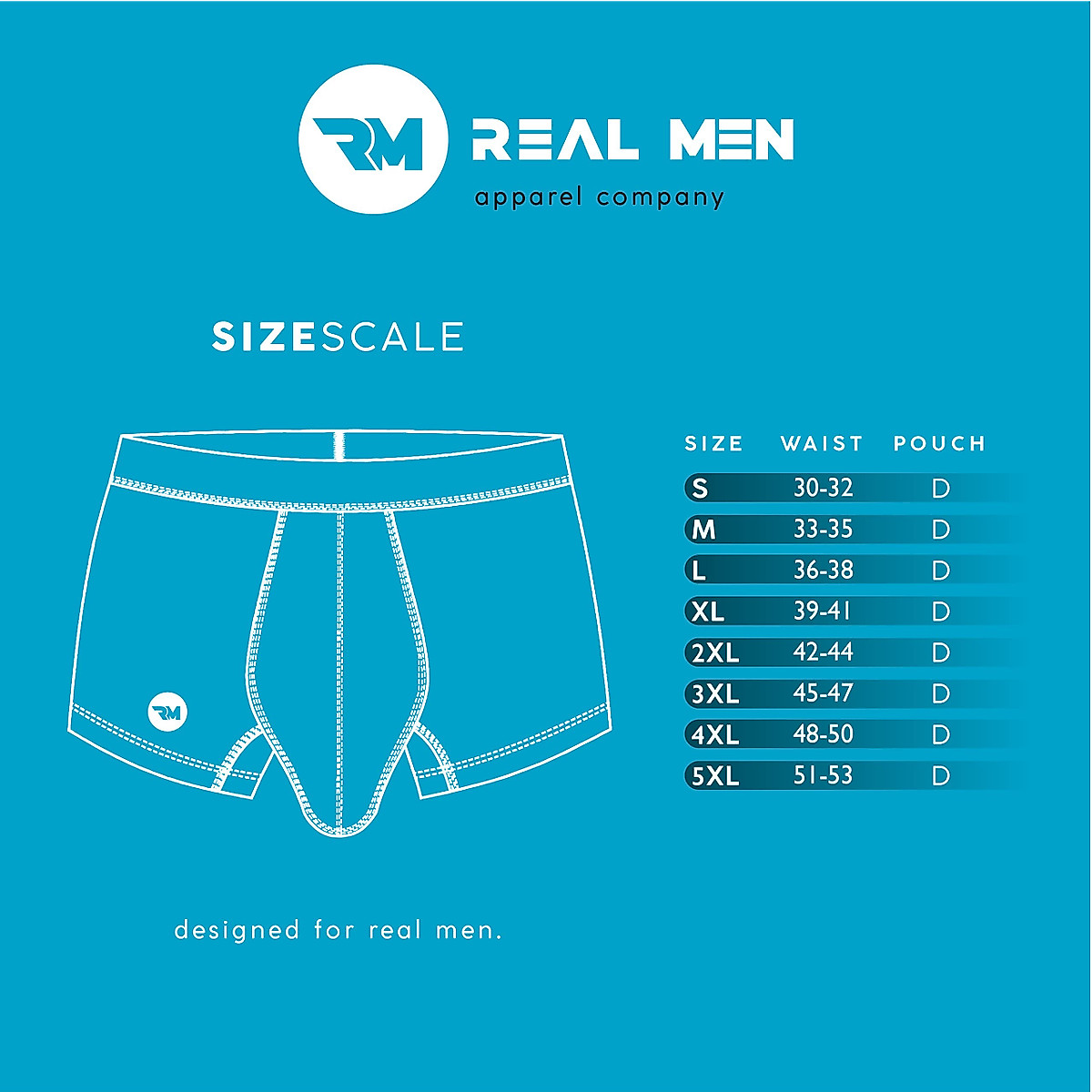 RM Real Men Bulge Enhancing Underwear - 1 Pack 3in Inseam - Mens Underwear Pouch Boxer Brief (Black w White Stitch) 2XL