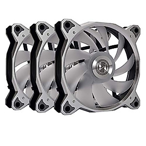 LIAN LI Bora Digital Series RGB BR DIGITAL-3R S, 120mm Addressable RGB LED PWM Fan, 3 Fans Pack - Silver Frame,Sliver