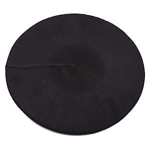 Sydbecs Cashmere Beret Hats for Women Girls, Reversible French Berets Hat Solid Color Style (Black)