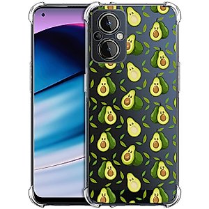 Glisten - OnePlus Nord N20 Case, OnePlus N20 5G Case - Avocado Fruit Pattern Design Printed Slim Fit Clear Transparent Soft TPU Shockproof Designer Back Case/Cover for OnePlus Nord N20.