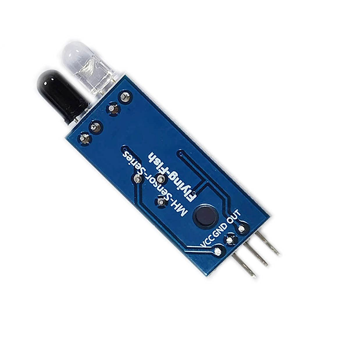 Kiro&Seeu 2pcs IR Infrared Obstacle Avoidance Sensor IR Transmitting and Receiving Tube Photoelectric Switch 3-pin Compatible with Ar-duino Smart Car Robot