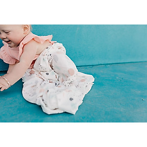 Copper Pearl Large Premium Knit Baby Swaddle Receiving Blanket Bayside