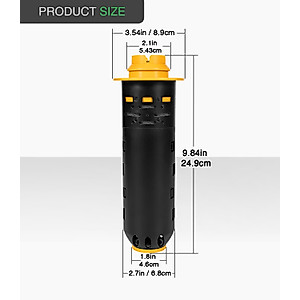Replacement for Nature2 Duoclear 25 Mineral Cartridge W28000 for All Zodiac DuoClear Fusion Soft Vision Pro Above Ground Ingroud Pool Sanitizers, for up to 35,000 Gallons Pool, W26000, 50001800