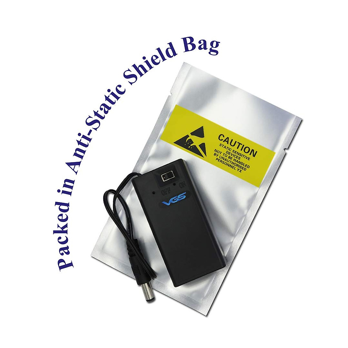 VG_S 1 pc. of New 9V Battery Holder Box Case Wire Lead ON/Off Switch Cover On Off Switch Cap Lead Wires+ DC 2.1mm Plug