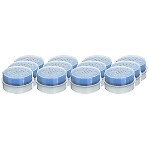 Ciays Replacement Filters Only for Ciays 236oz/7L Pet Water Fountain Ultra-Large Capacity Cat Water Fountain Dual Filtration Dog Water Fountain Bowl with Huge Drinking Area 12 Pcs, Blue