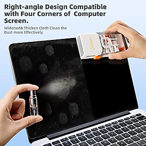 Laptop Screen Keyboard Cleaner Kit, Electronics Cleaning Tool for MacBook iPad iPhone Pro, Brush Tool for Tablet, Computer, PC Monitor,TV Camera Lens New Compact with Patent