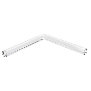 GSC International 2X2B-5MM Glass Connecting Tube, Right-Angle Bend, 5mm OD
