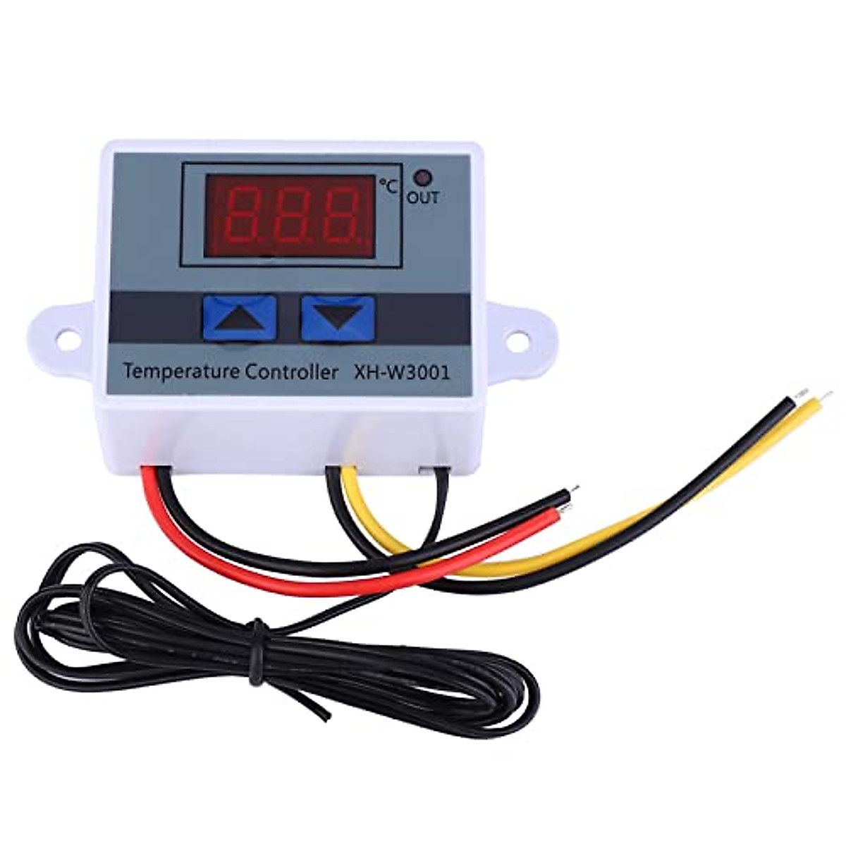 Temperature Controller, DC 12V 120W Digital LED Temperature Controller Module XH-W3001 Mini Thermostat Switch with Waterproof Sensor Probe