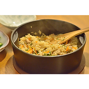 Japanese Donabe Clay Pot, Seto-mono, 1450ml, Modern Design, White, Handcrafted in Japan