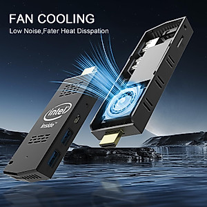 ALADAWN PC Stick Intel Atom Z8350 4GB 64GB with Windows 10 Pro,Mini Computer Stick Support Auto Power on,4K HD,Dual Band WiFi 2.4/5G,Intel pc Stick on Business Office Industrial IOT Media Home