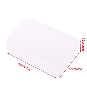 2 Pcs Transparent Storage For Case For Creative Household Jewelry Home Sewing Supplies Organiza