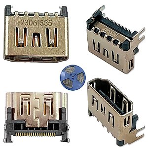 PAOBTEIY HDMI Port Replacement for Playstation 5, HDMI Display Socket Connector Jack for Sony PS5 (Ps5 2pc)