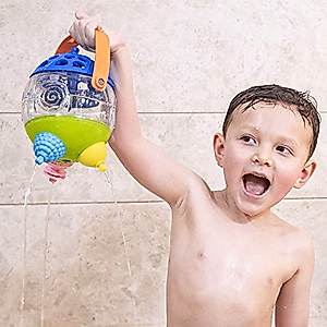 Lalaboom 3-in-1 Splash Ball And Educational Pop Beads Bath Toy - 12 Pieces - Ages 12 Months to 4 Years - BL510