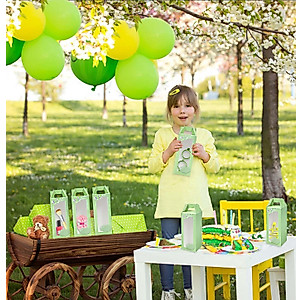 HEIPINIUYE 12 Pcs Sage Green Party Favor Boxes Gift Gable Boxes with Window Boho Candy Boxes Cookie Boxes for Birthday Wedding Baby Shower Party Decorations Candy Treat Boxes